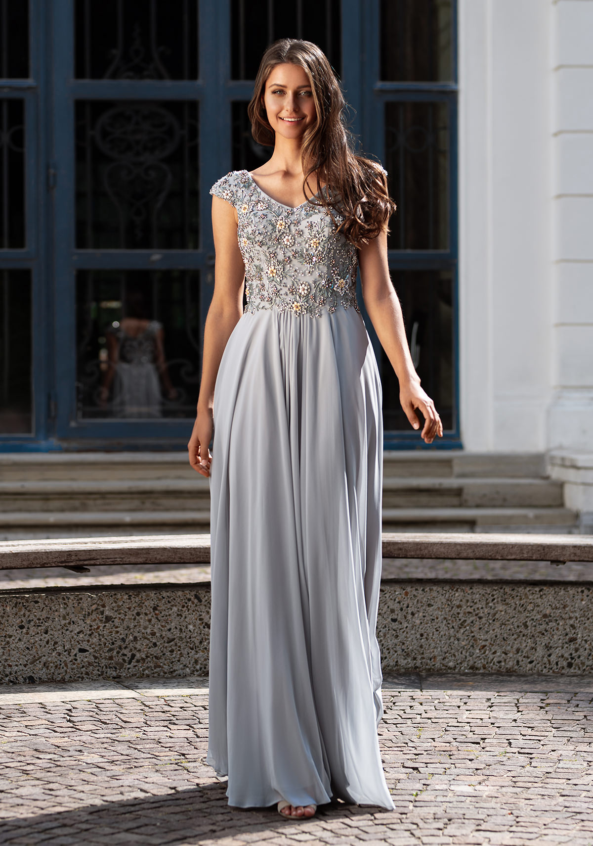 Robe En Mousseline De Soie